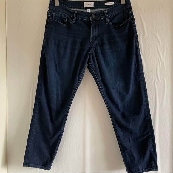 Frame Denim | Jeans | Frame Le Garon Crop Blue Jeans Womens Size 29 ...